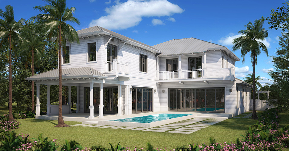 Seaside Builders Constructing a New Beach Area Estate — 1210 Seaspray ...